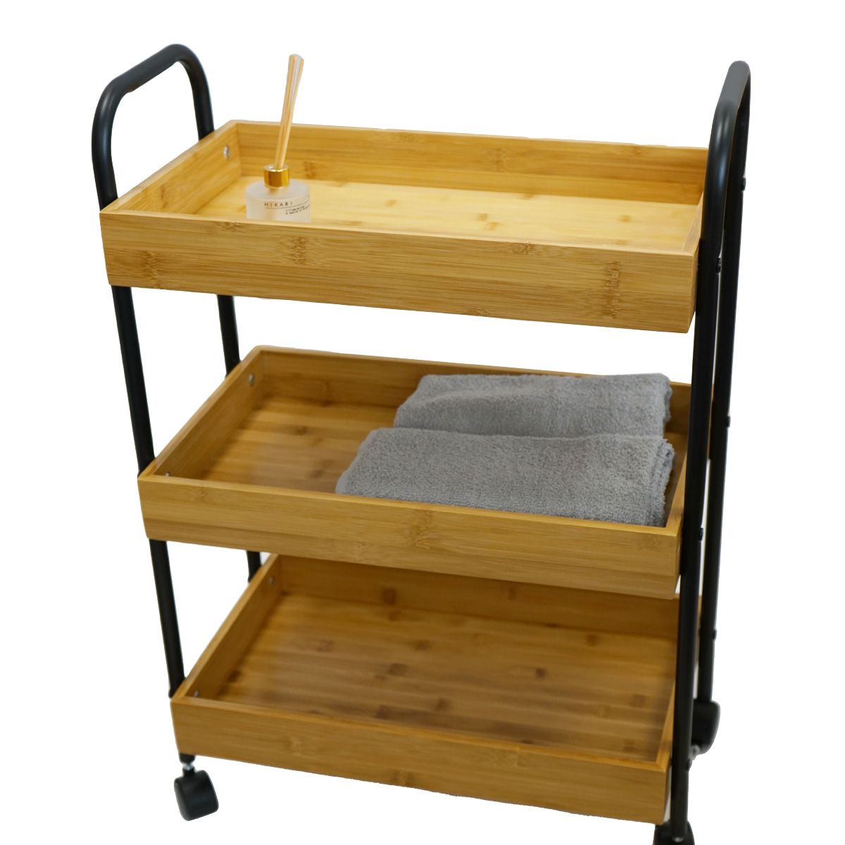 3 tier bamboo cart cart each