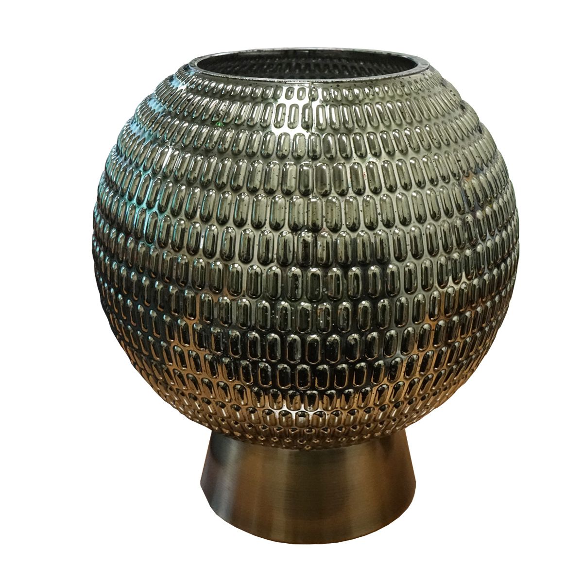 amber battery glass glass lamp