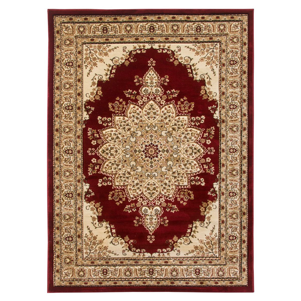 Classique Medallion Red Rug