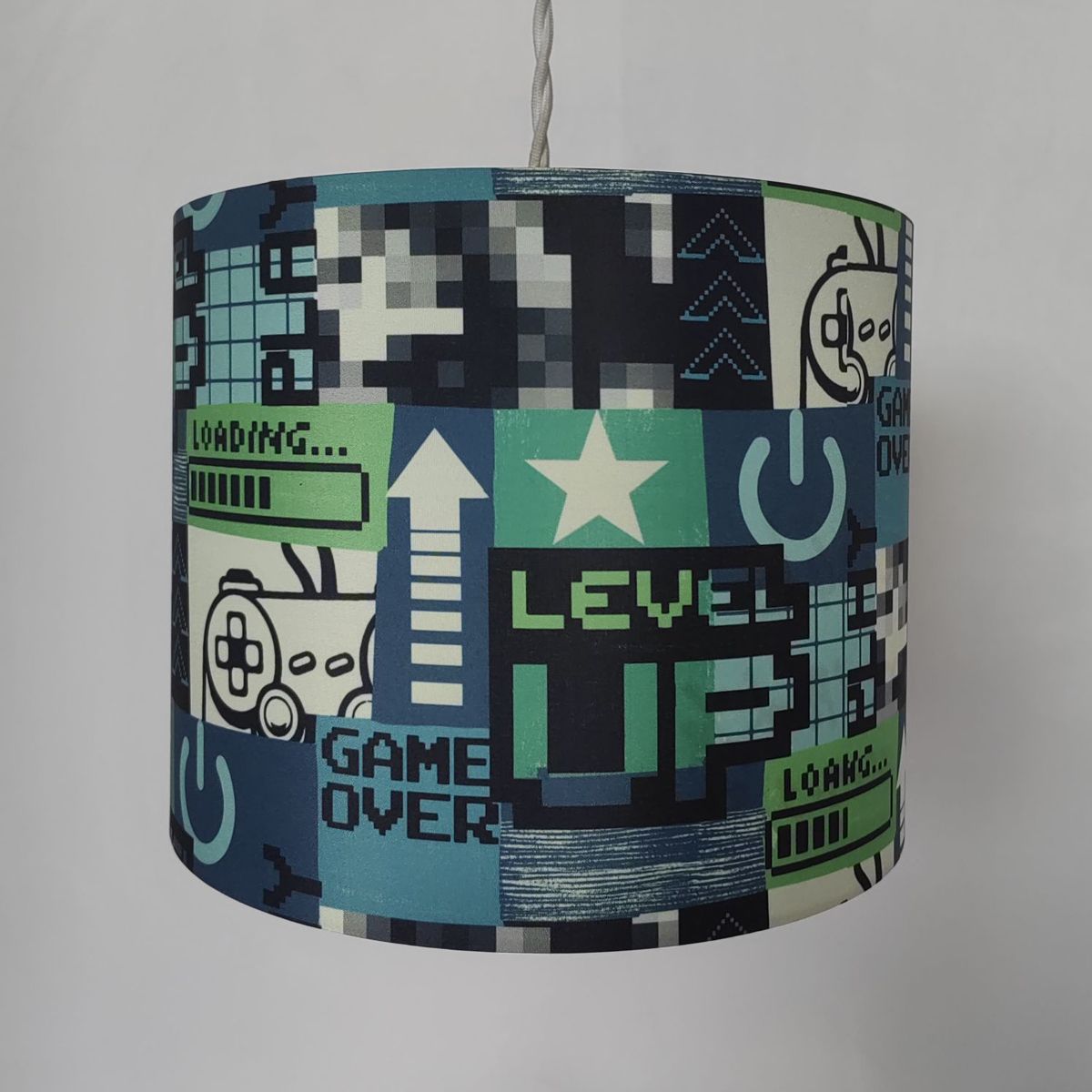 gaming blue blue pendant