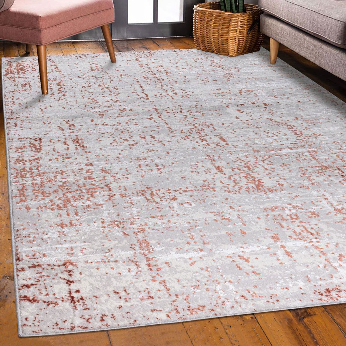 Monalisa Abstr Terracotta-XRUGS