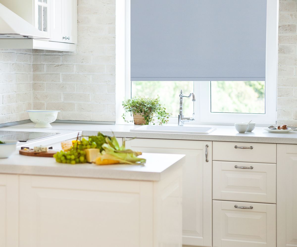 Blackout Light Grey Roller Blind