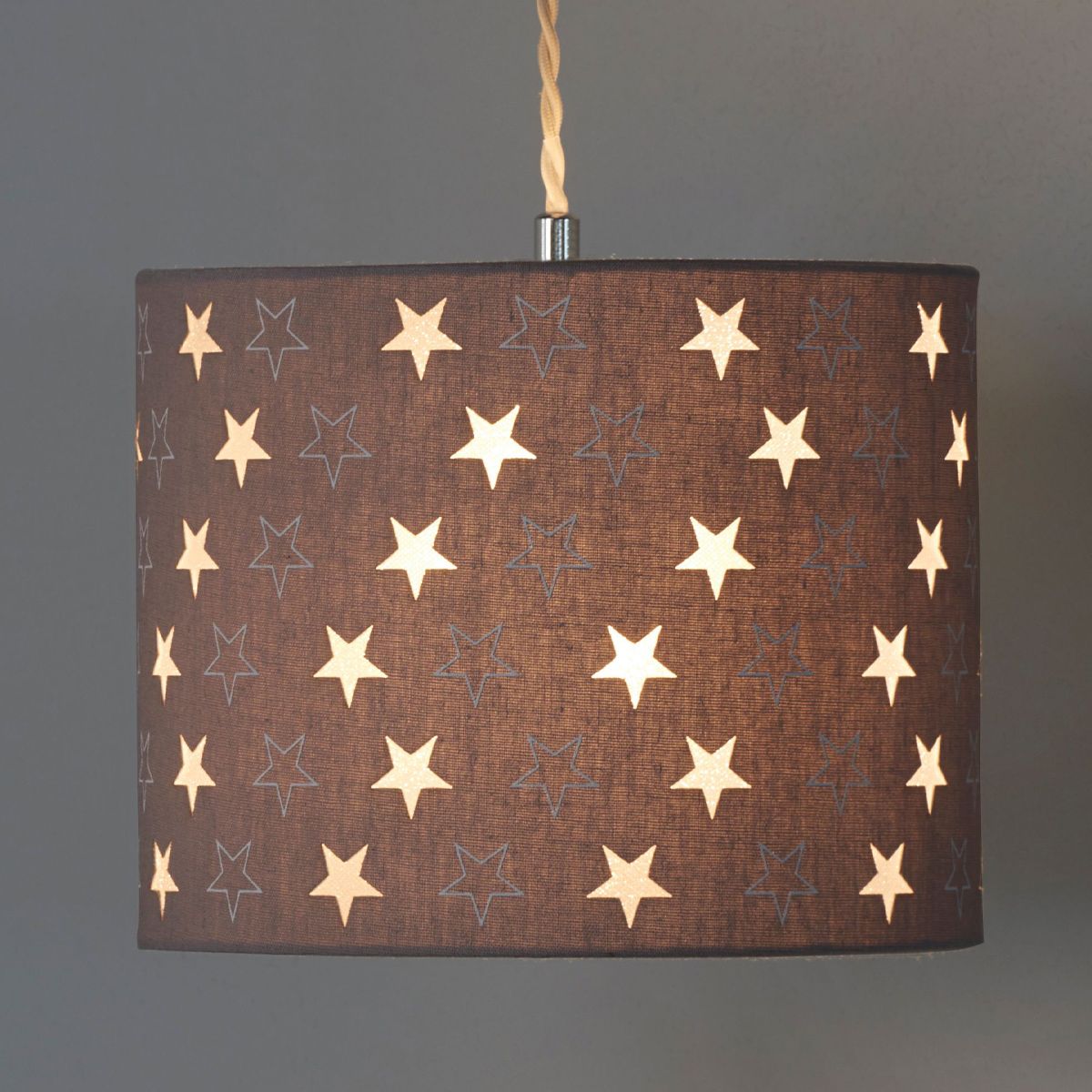 starry night grey grey pendant