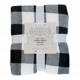 Starry Night Blk_grey-THROWS