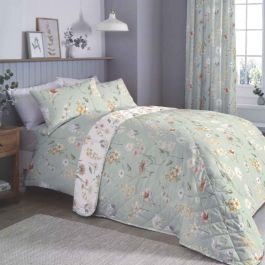 Verity Green Cotton Rich Duvet Set