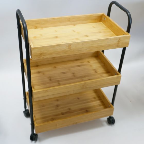 3 tier bamboo cart cart each
