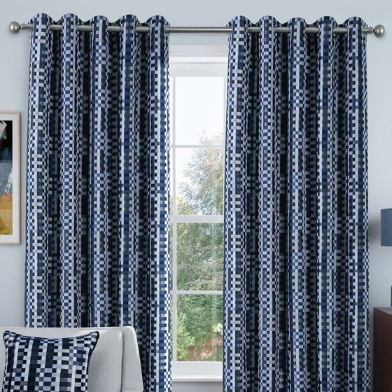 Merrion Eyelet Blue-CU