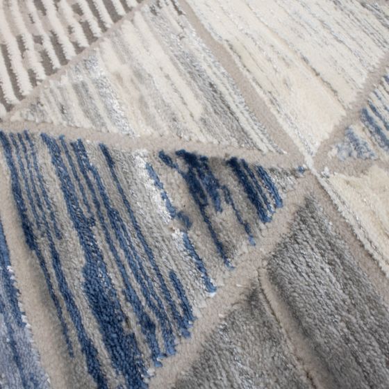 Dita Triangles Blue-RUGS