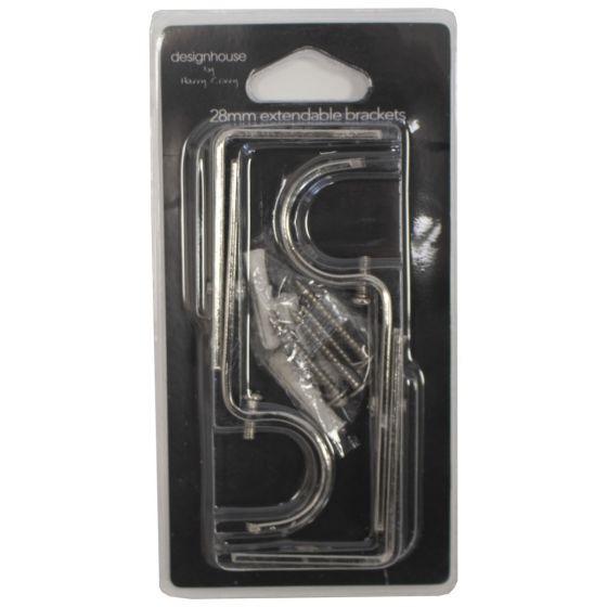 28mm extendable s. steel bracket s. steel bracket